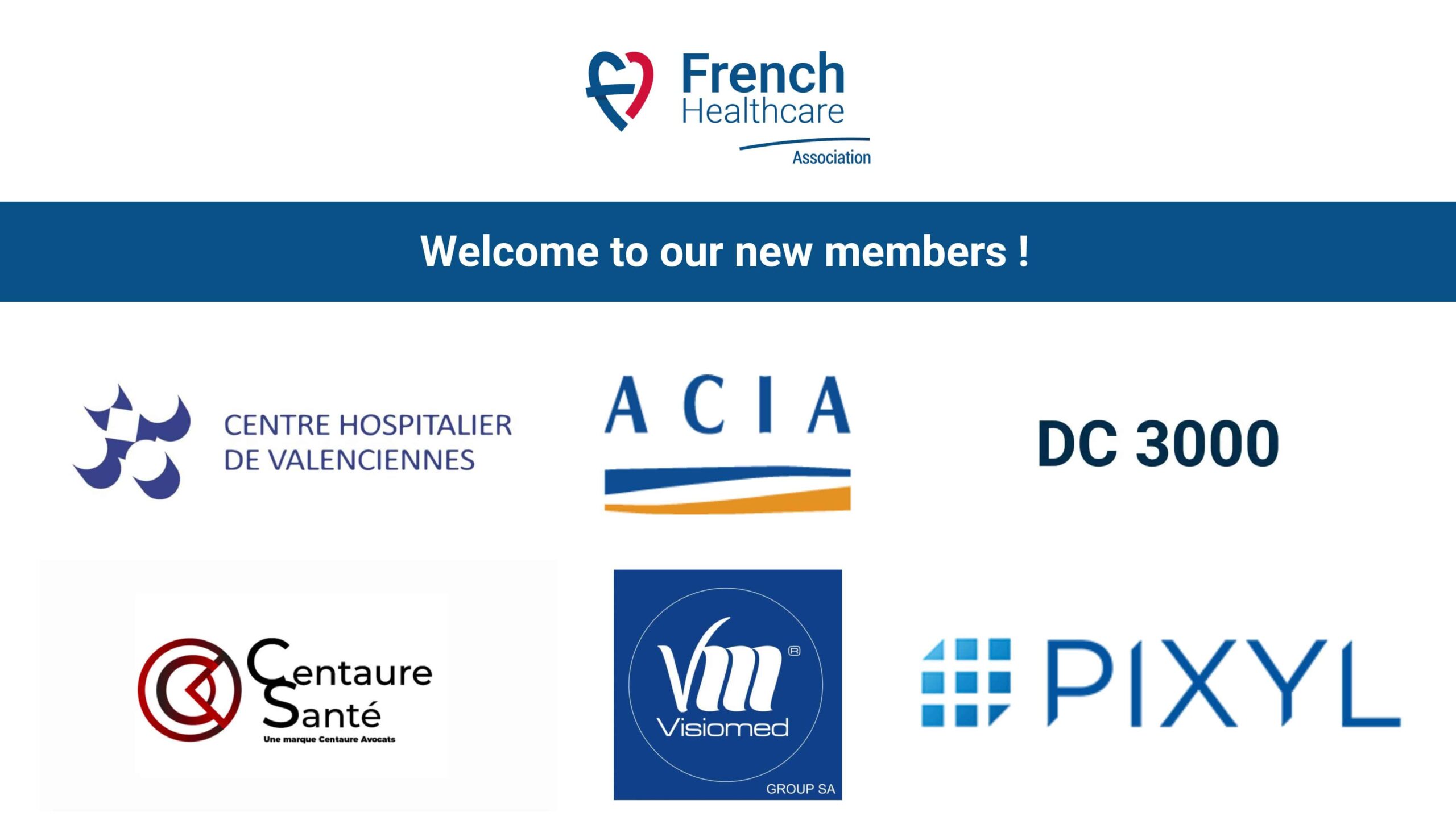 Our new members at French Healthcare Association September