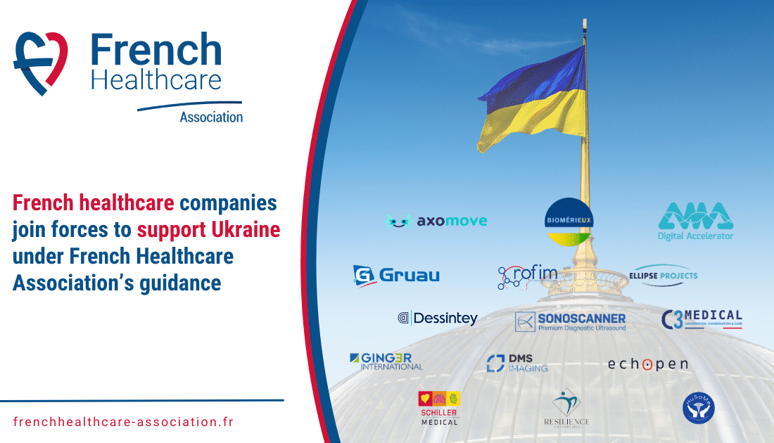 Companies support Ukraine with French Healthcare Association