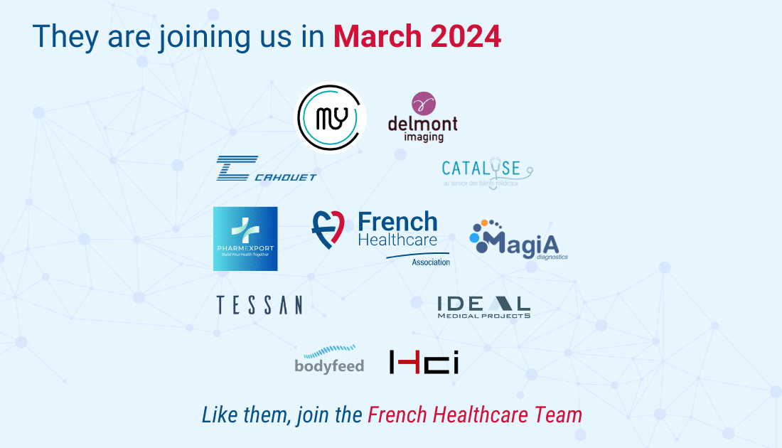 10 new French Healthcare Association members in March 2024